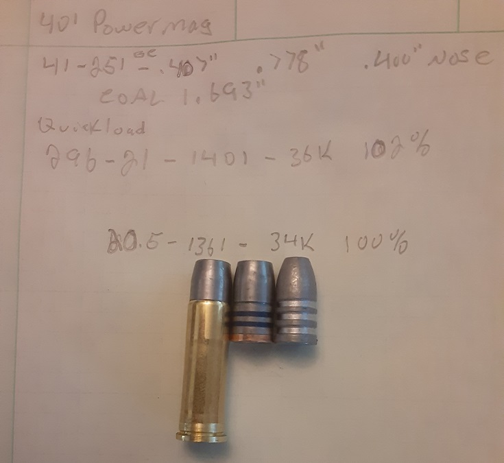 401 Powermag and Lyman 244gn rifle bullet | Single-Actions