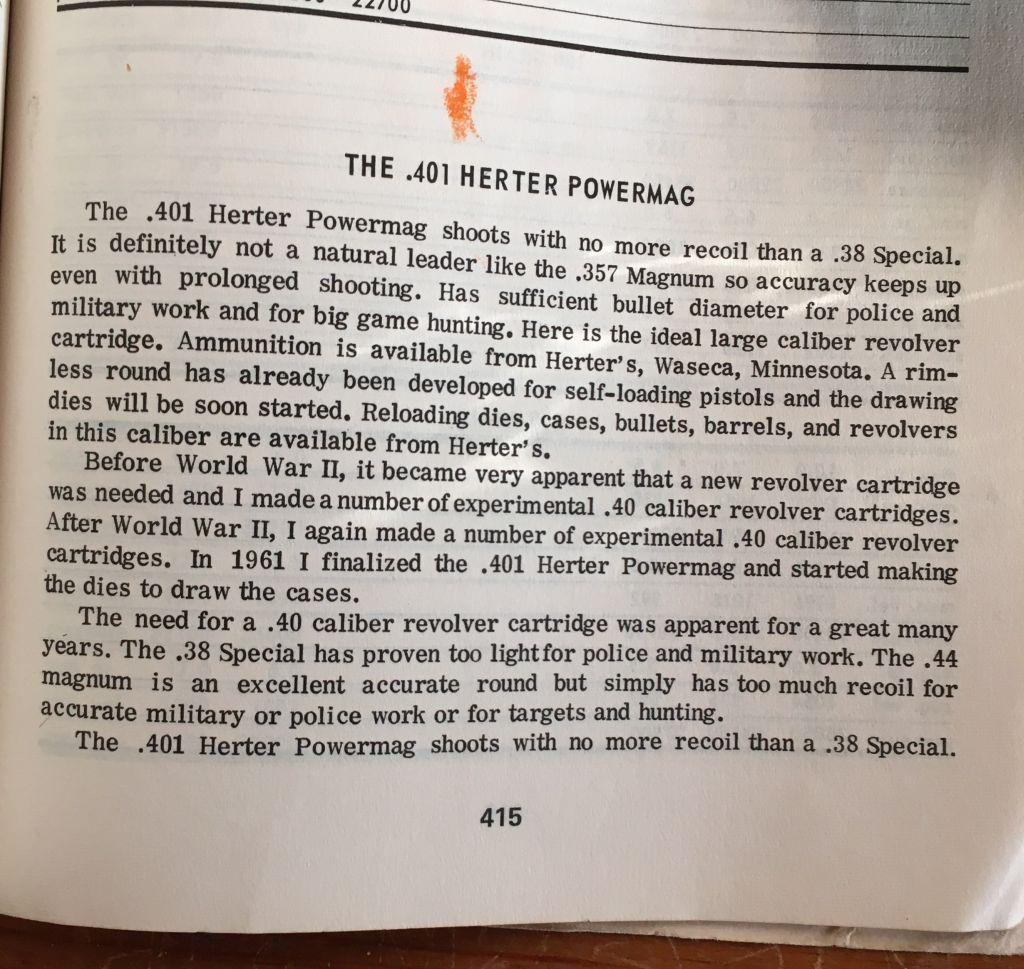 401 Herters Powermag Single Action | Single-Actions