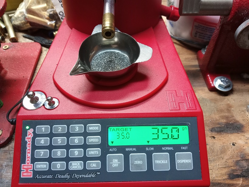 Hornady Auto Powder Measure fixed with 40 S&W case